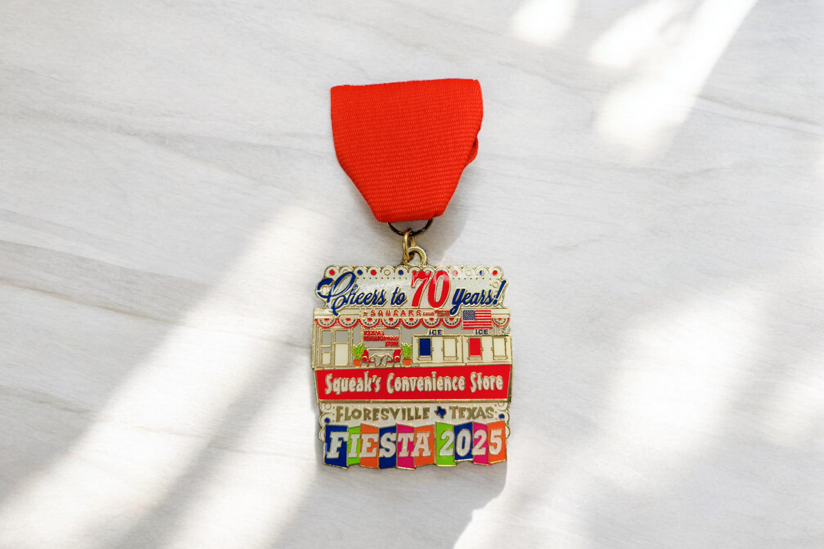 Squeak's Special Edition Cheers to 70 Years 2025 Fiesta Medal – Squeak ...
