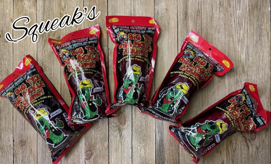 Alamo Big Tex Chamoy Pickle – Squeak’s Convenience Store