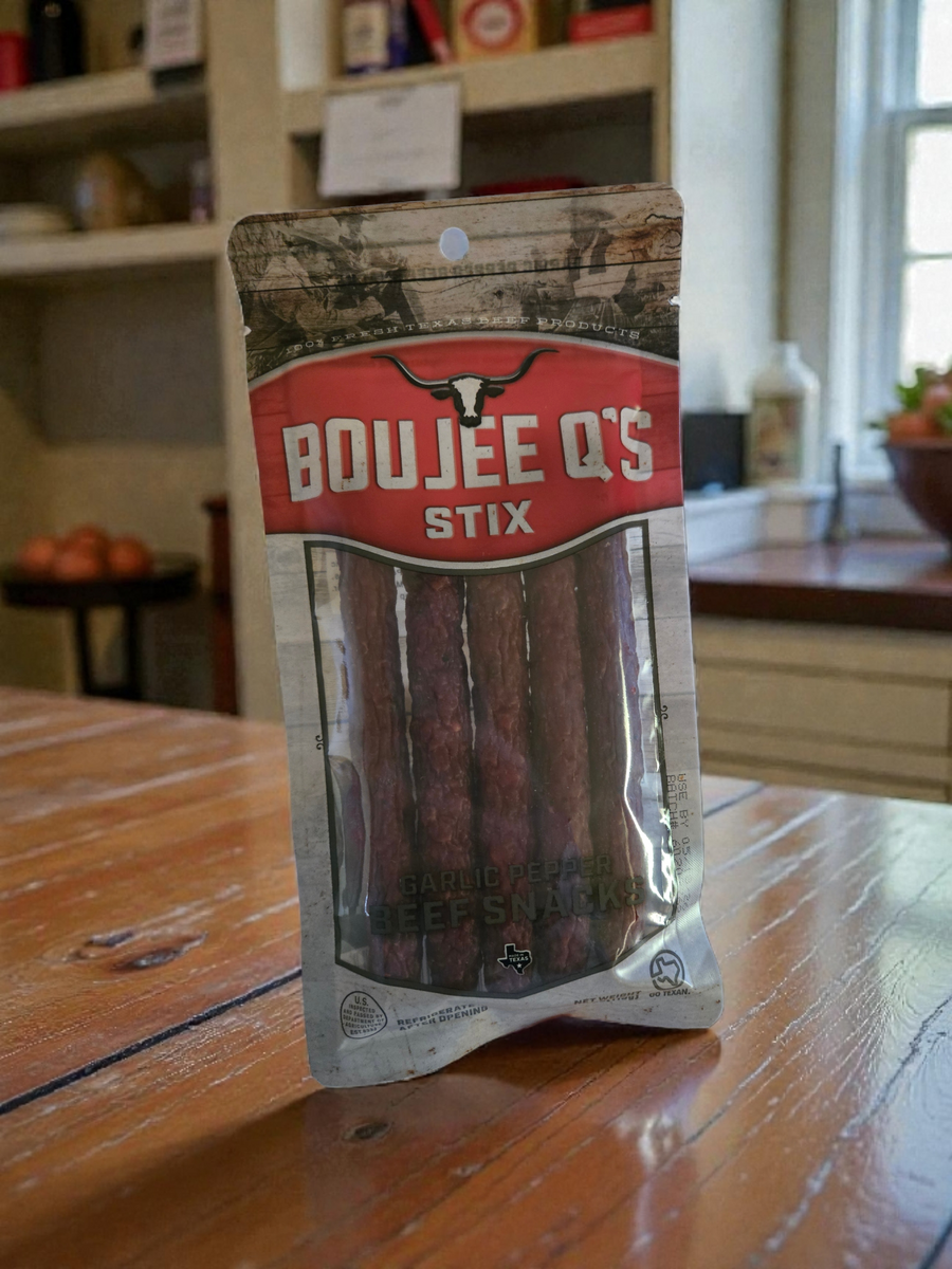Boujee Q's Garlic Pepper Beef Sticks – Squeak’s Convenience Store