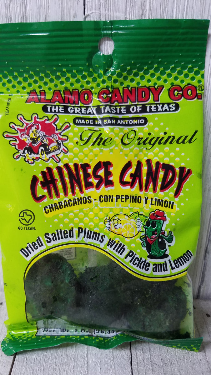 Alamo Candy Chinese Candy Pickle with Lemon – Squeak’s Convenience Store