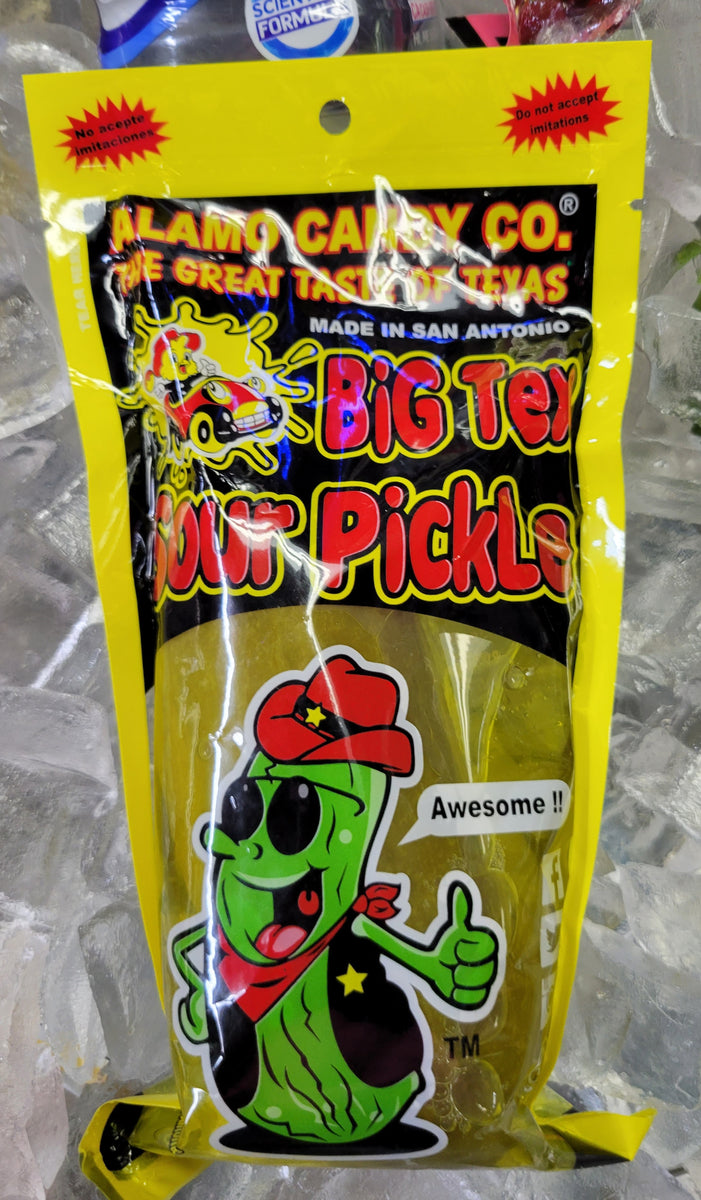 Alamo Big Tex Sour Pickle – Squeak’s Convenience Store