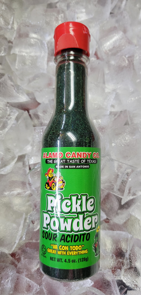 Alamo Candy Pickle Powder – Squeak’s Convenience Store
